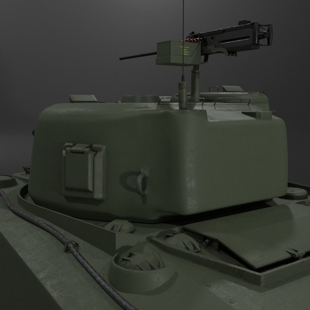 M4 Sherman Medium Tank free 3D model | CGTrader