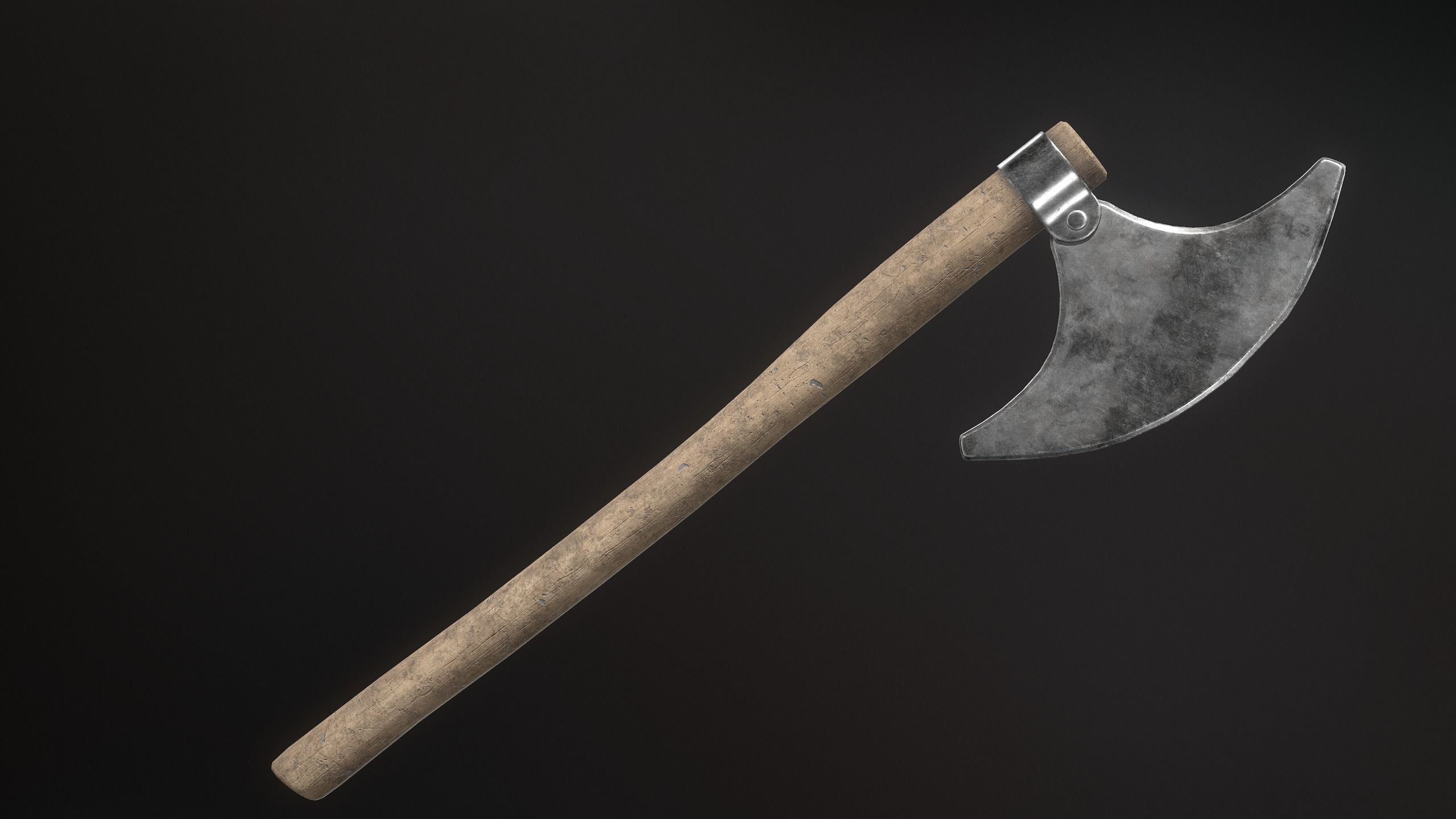 3D model Medieval Weapons Axe Collection-01 VR / AR / low-poly | CGTrader