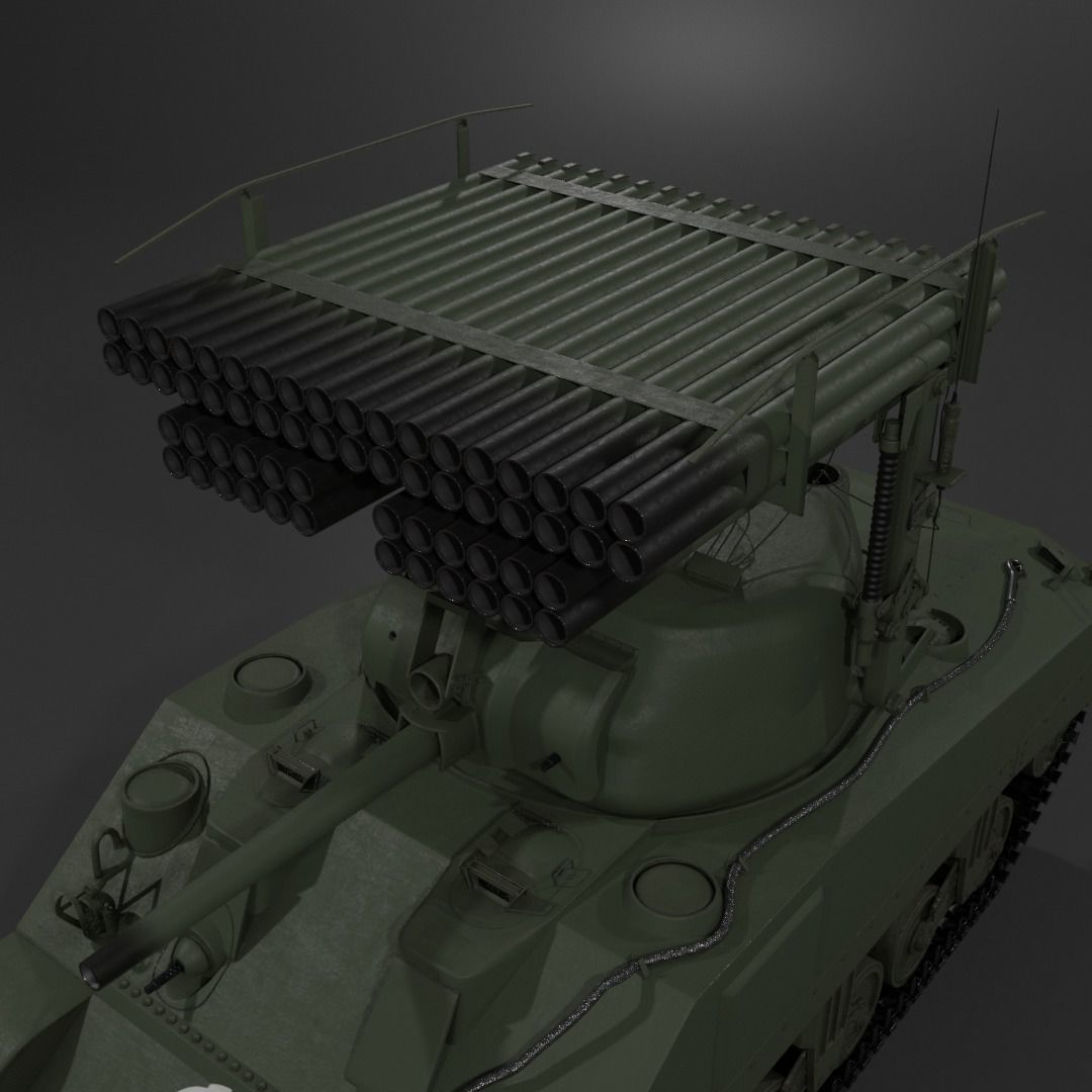 T34 Calliope free 3D model | CGTrader