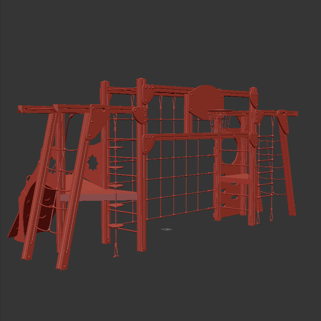Sports mini complex 3D model | CGTrader