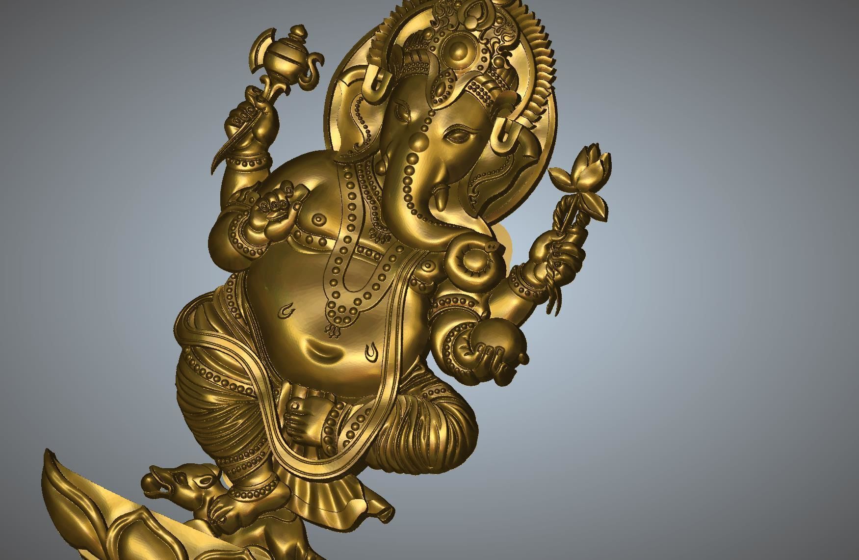 Ganesh ji 3D model 3D printable | CGTrader
