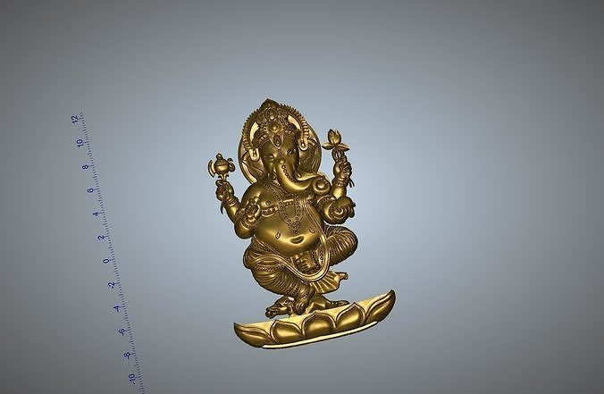 Ganesh ji 3D model 3D printable | CGTrader
