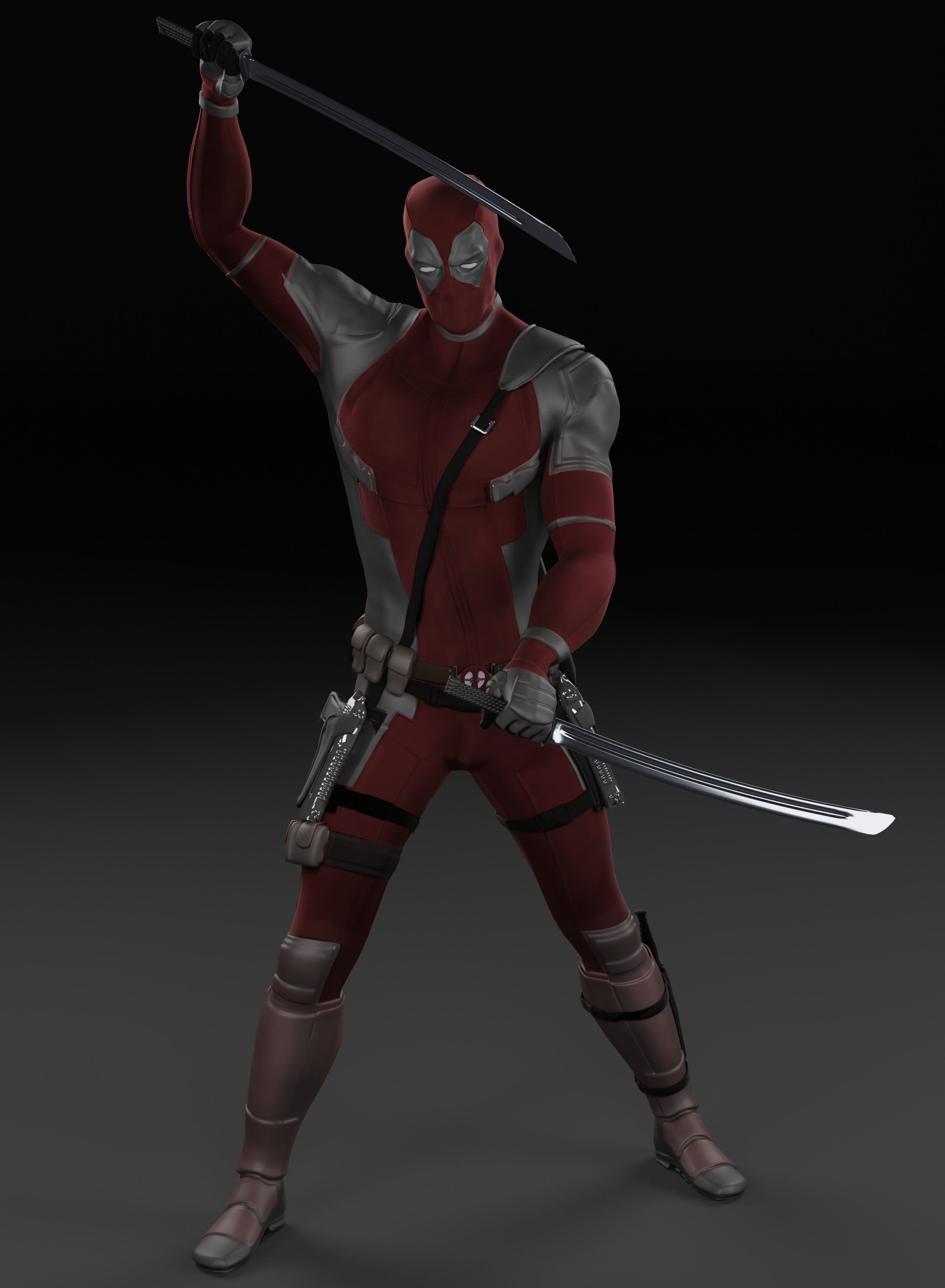3D printable model DeadPool s3 | CGTrader