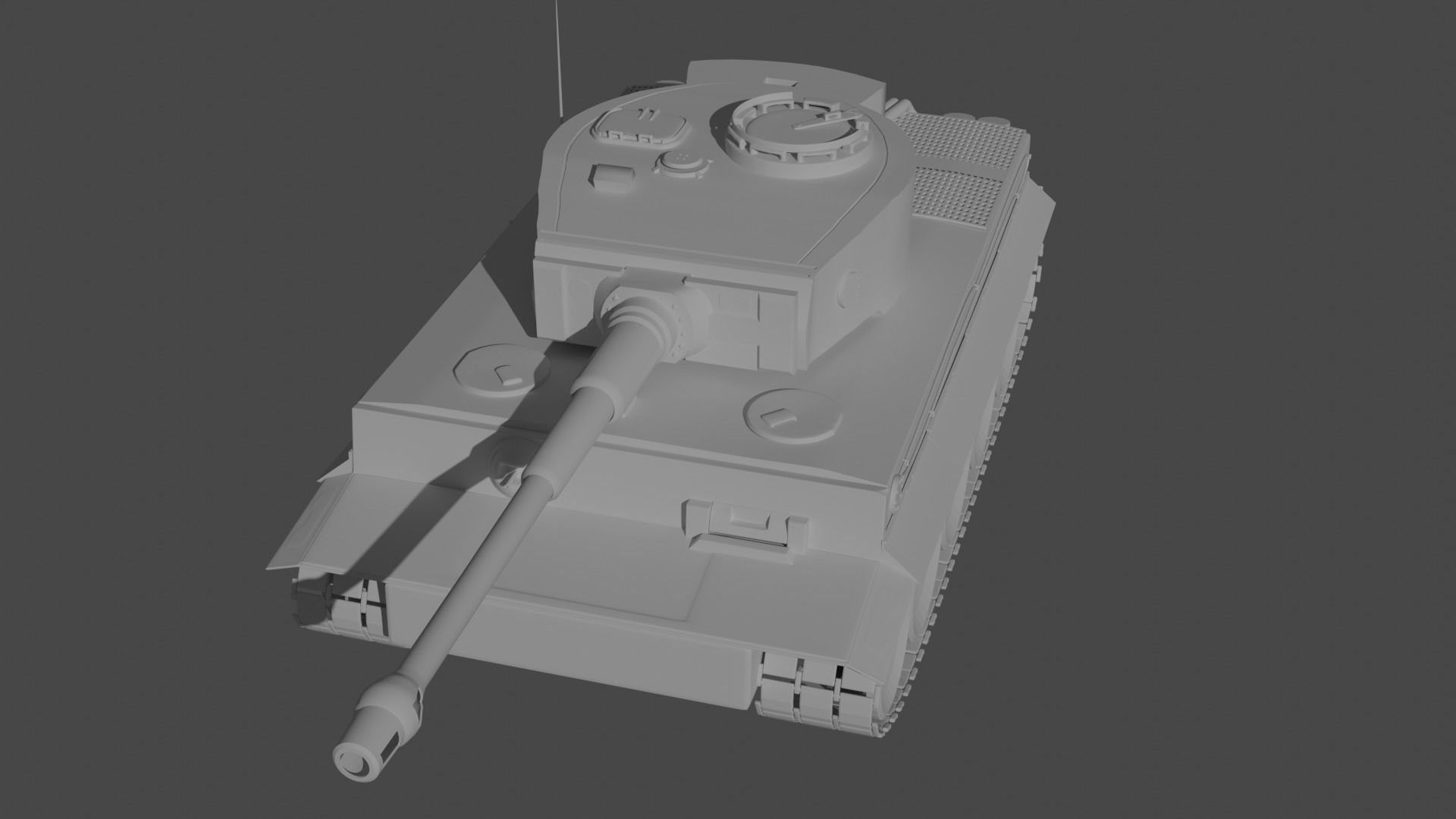 Tiger 131 German Tank free 3D model | CGTrader