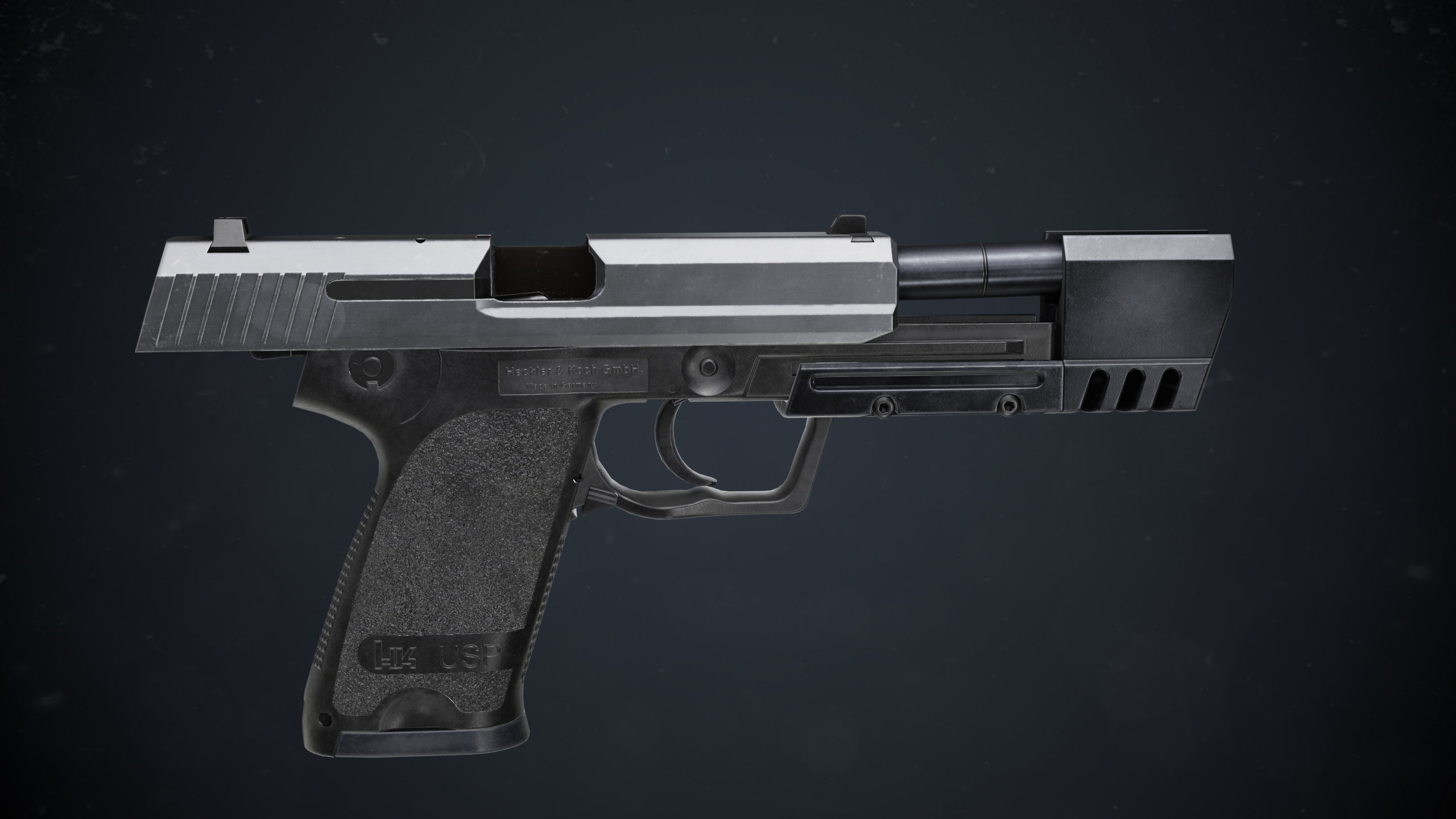 3D model Heckler and Koch USP Match VR / AR / low-poly | CGTrader