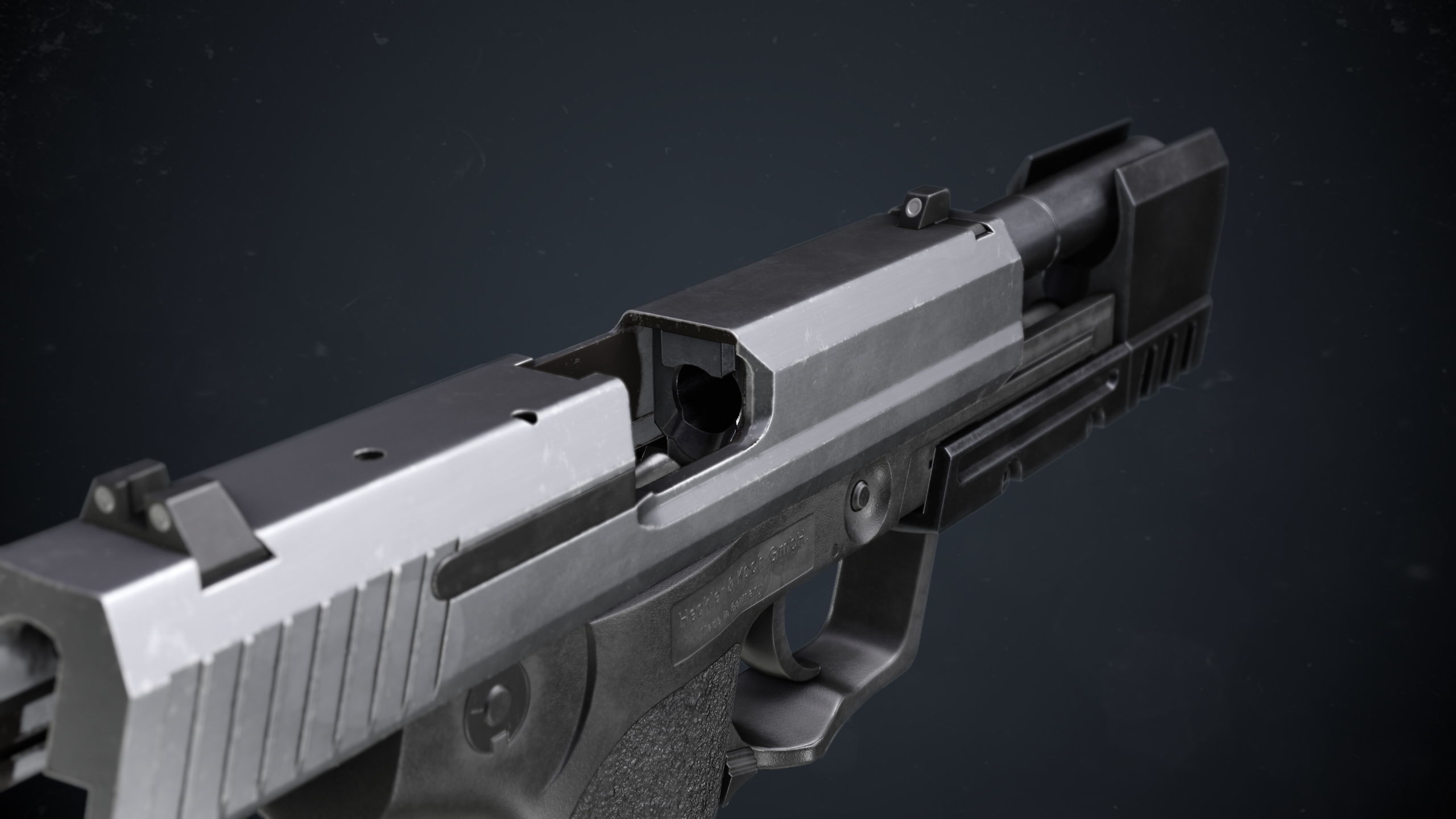 3D model Heckler and Koch USP Match VR / AR / low-poly | CGTrader