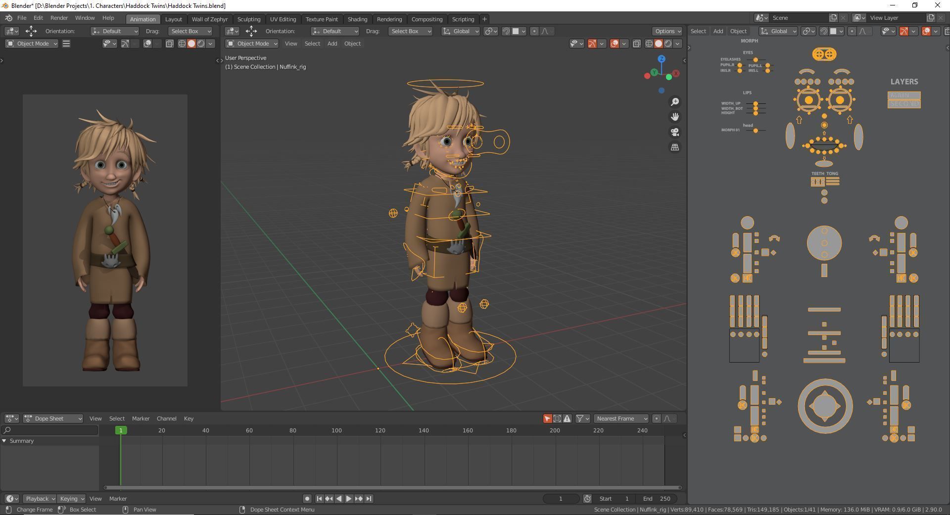 Nuffink Haddock free VR / AR / low-poly 3D model rigged | CGTrader