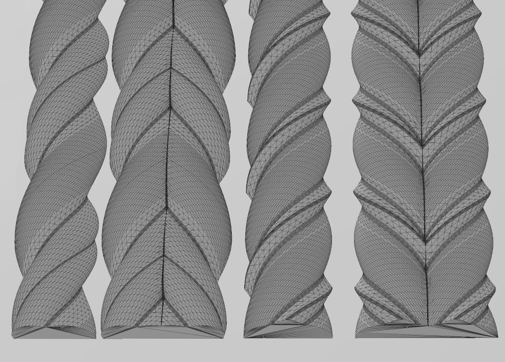 Rope and braids pattern relief 3D model 3D printable | CGTrader