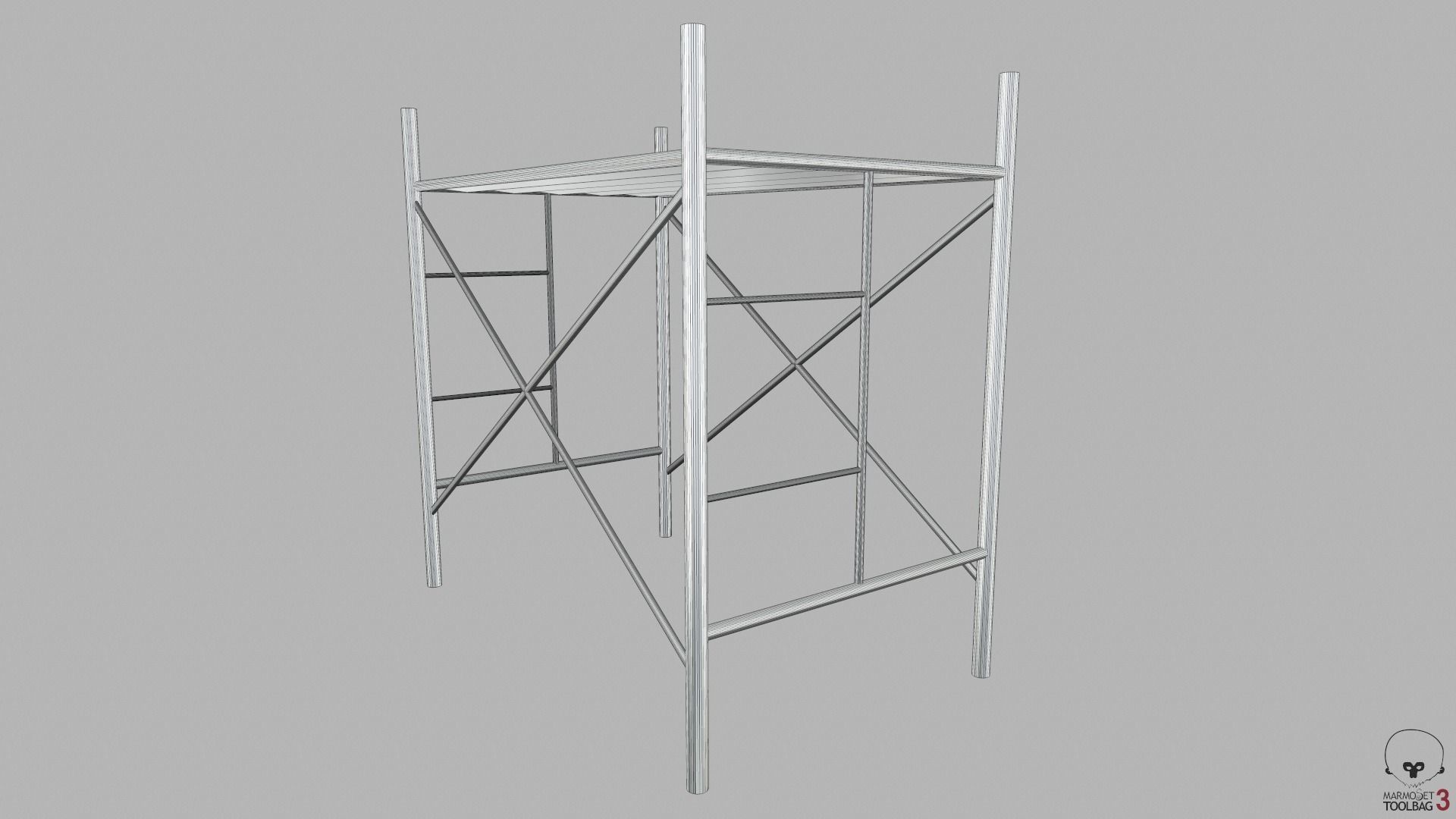 3D model Scaffolding VR / AR / low-poly | CGTrader