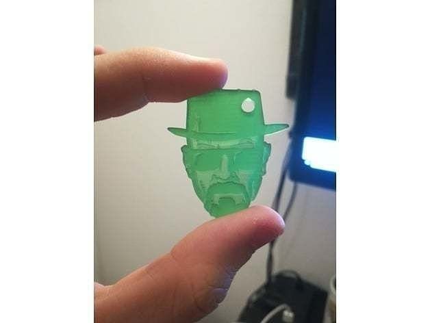 Breaking Bad - Walter White keychain 3D model 3D printable | CGTrader