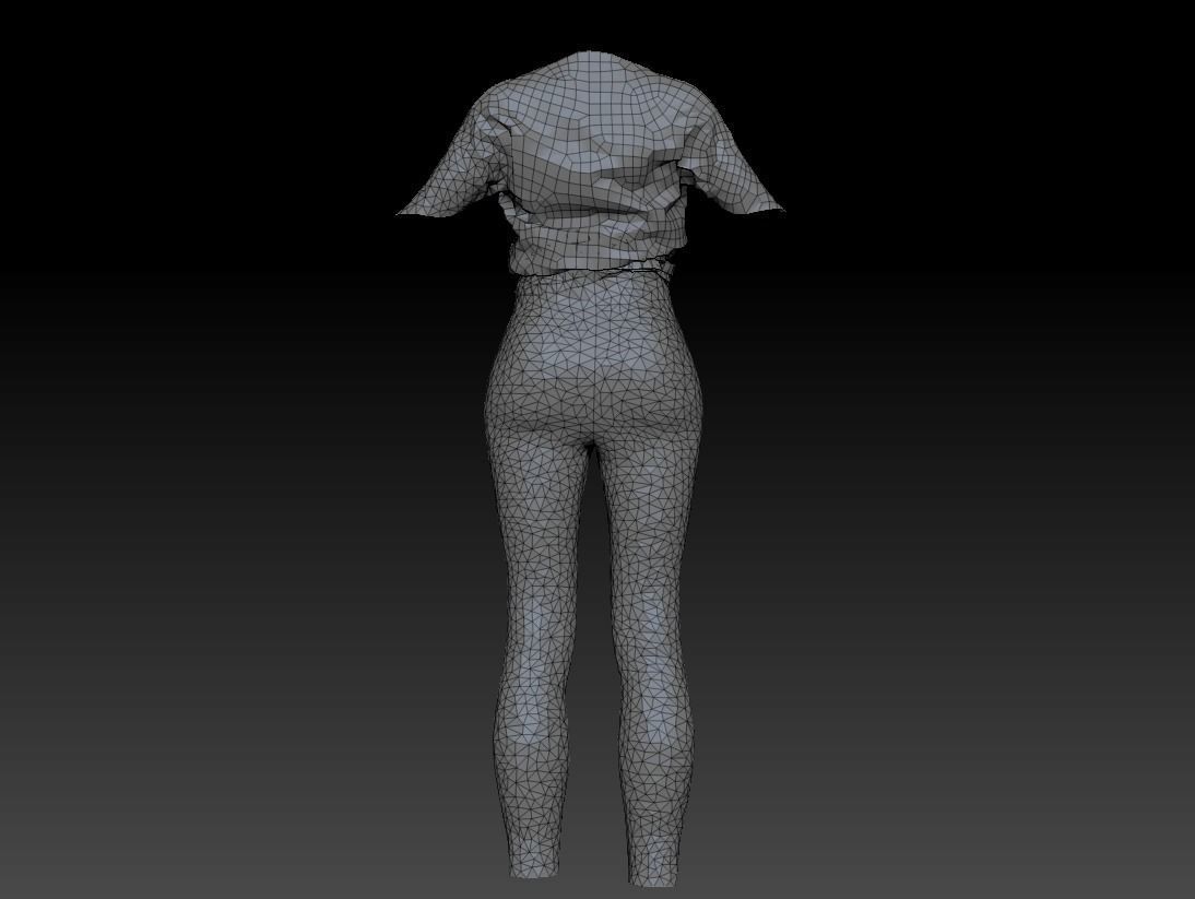 Low-poly clothes free 3D model | CGTrader