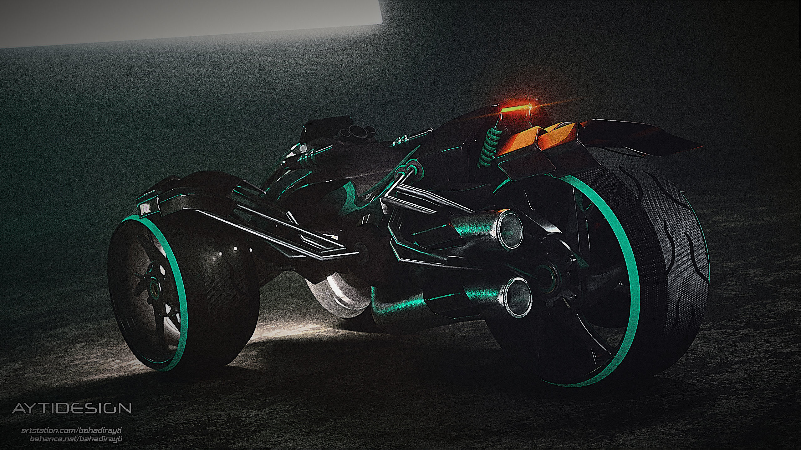 Cyberpunk Concept Motorcycle 3D model | CGTrader