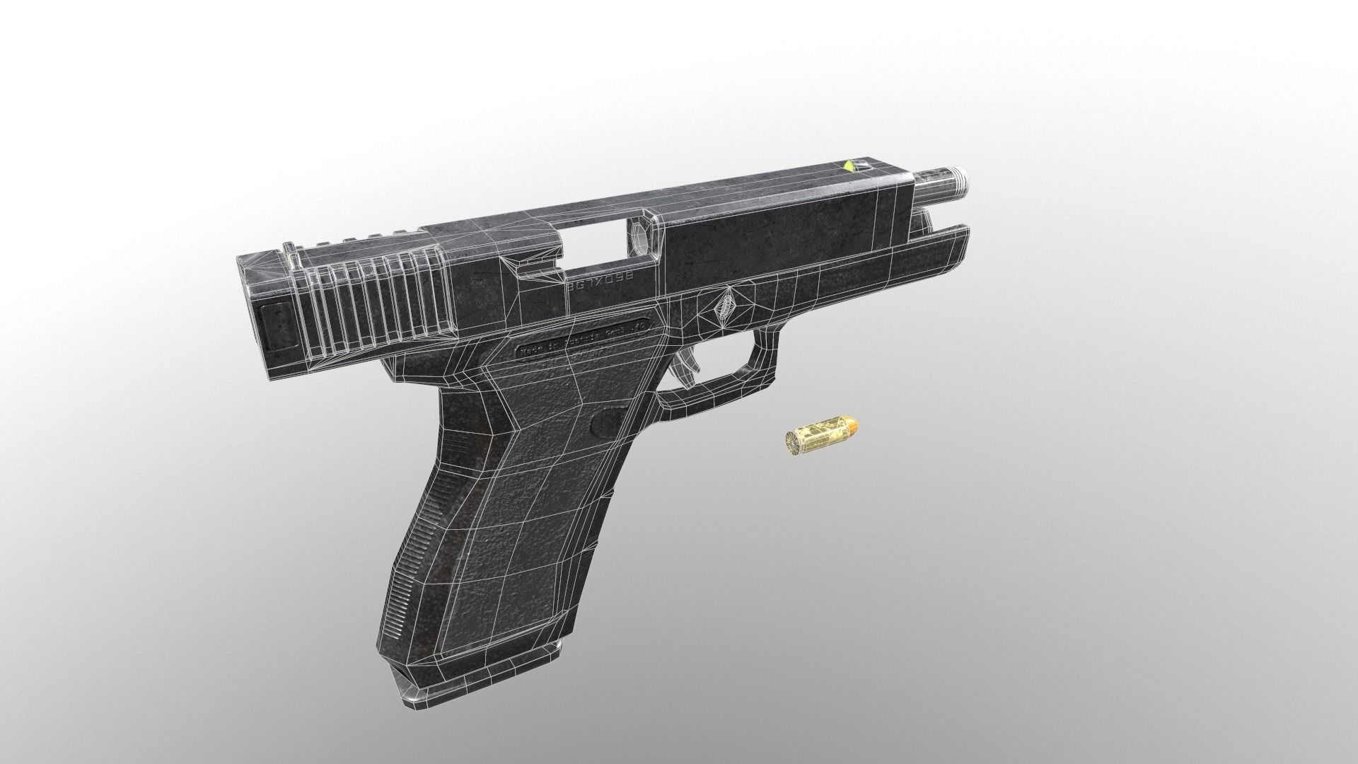 Glock 22 free 3D model | CGTrader