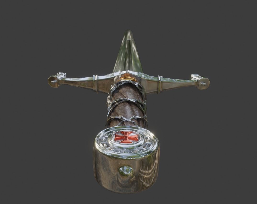 Longsword Medieval Type XVIa 3D model | CGTrader