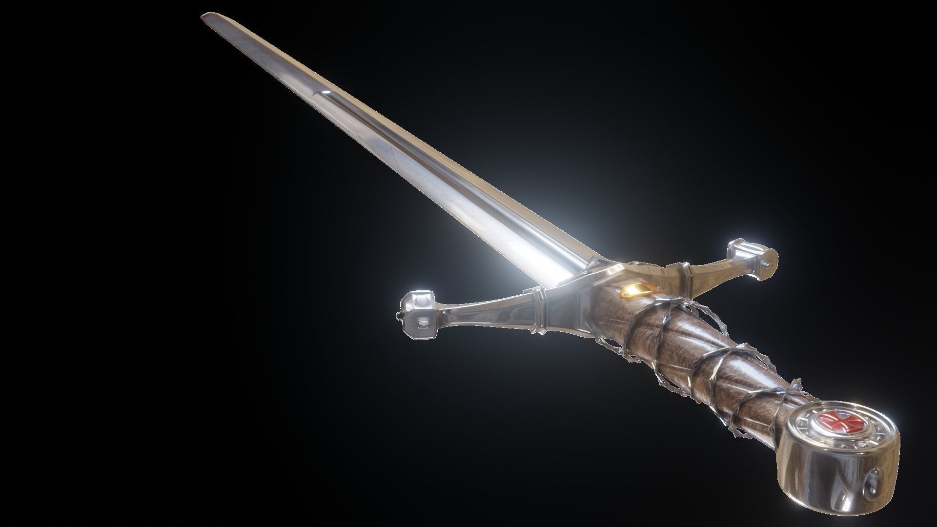 Longsword Medieval Type XVIa 3D model | CGTrader