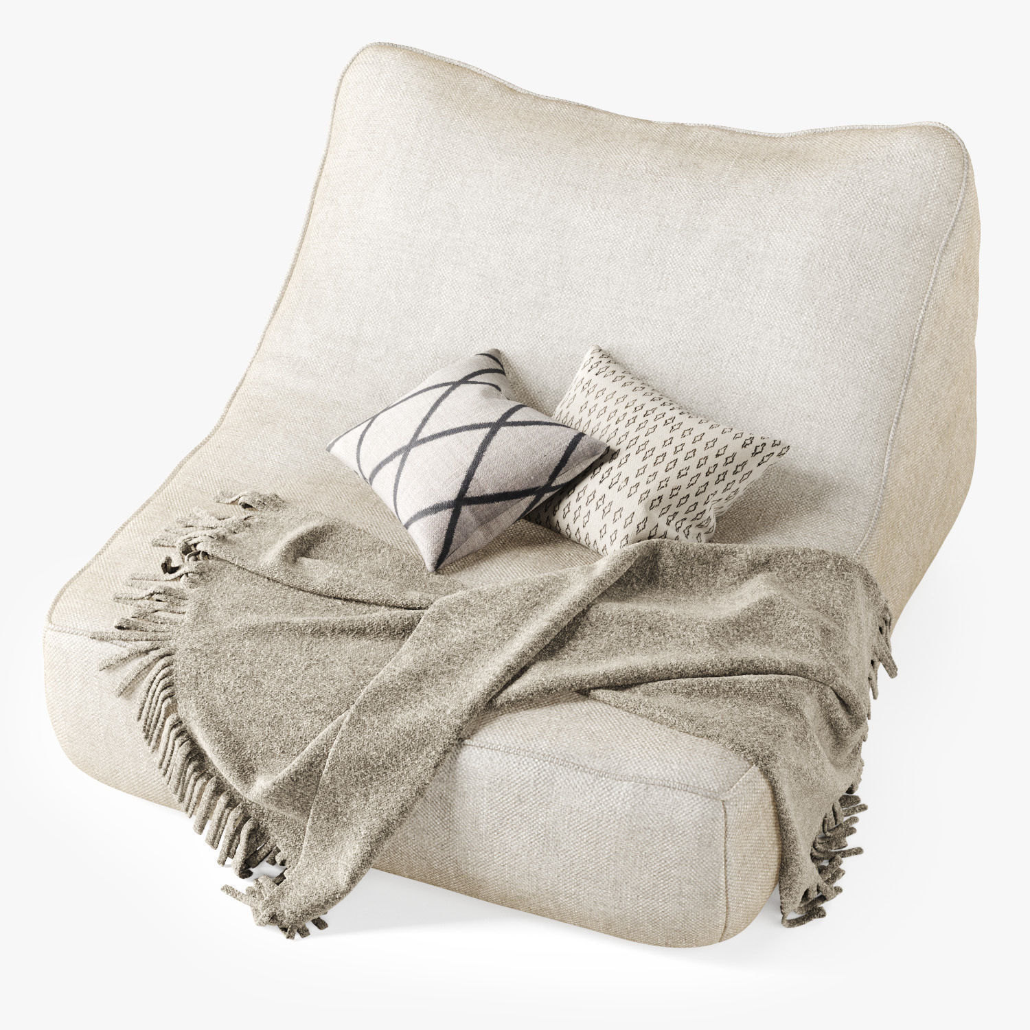 Float chair by Paola Lenti 3D model | CGTrader