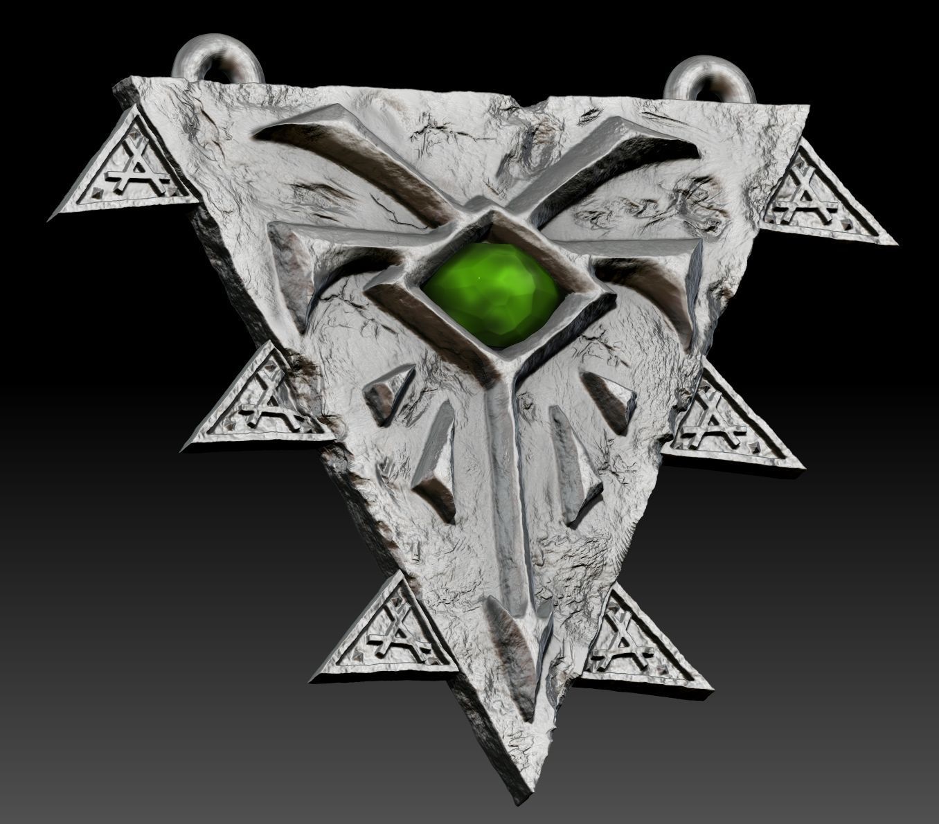 GREY SEER SKAVEN AMULET 3D model 3D printable | CGTrader