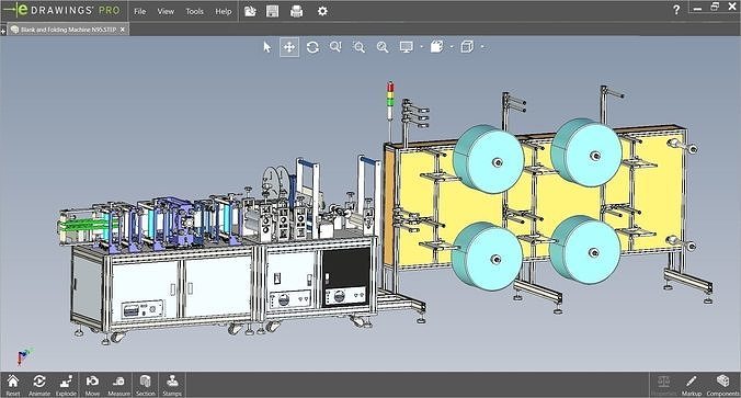 fully automatic -face mask machine 5 3D model | CGTrader