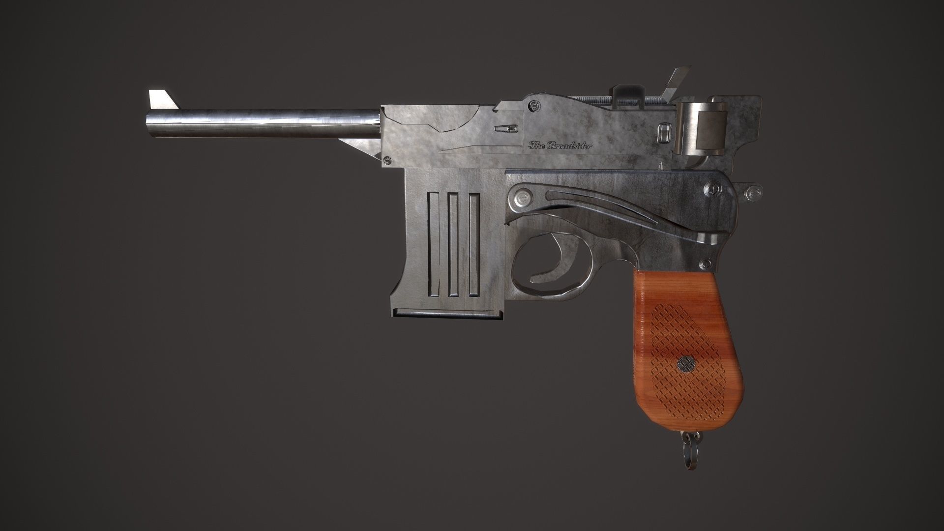 3D model The Broadsider Infinite Gun - Bioshock - Lowpoly - Gameready ...