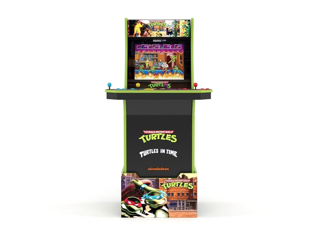 Teenage Mutant Ninja Turtles Arcade Machine 3D model | CGTrader