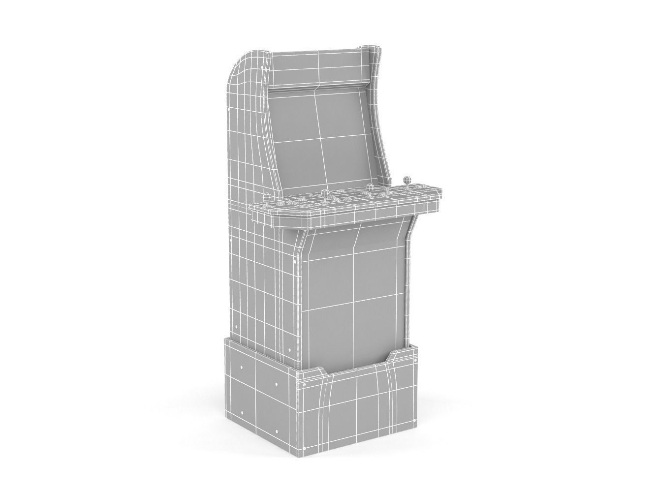 Teenage Mutant Ninja Turtles Arcade Machine 3D model | CGTrader