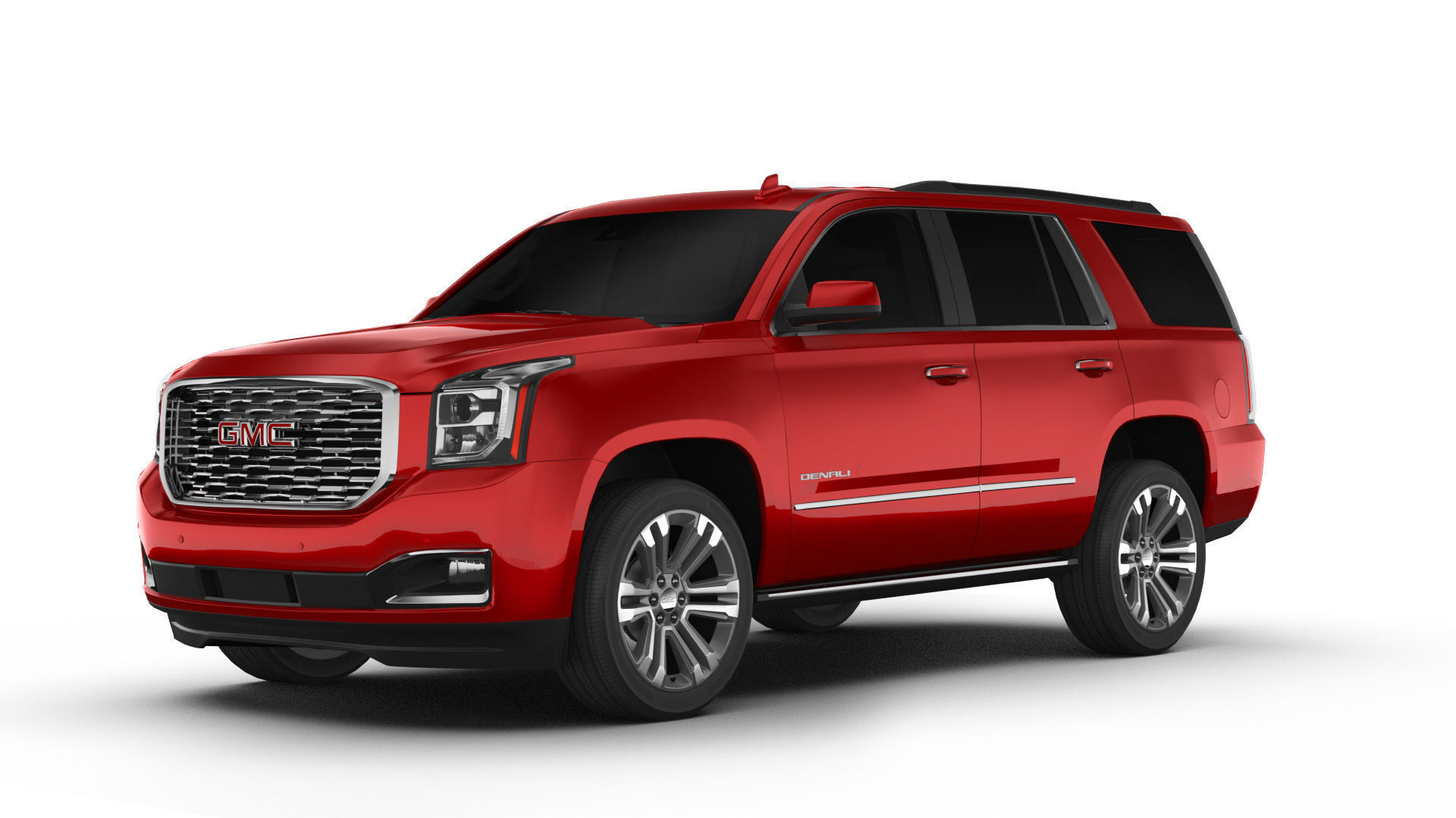 3D Model GMC Yukon SUV 2018 VR AR Low poly MAX FBX MA