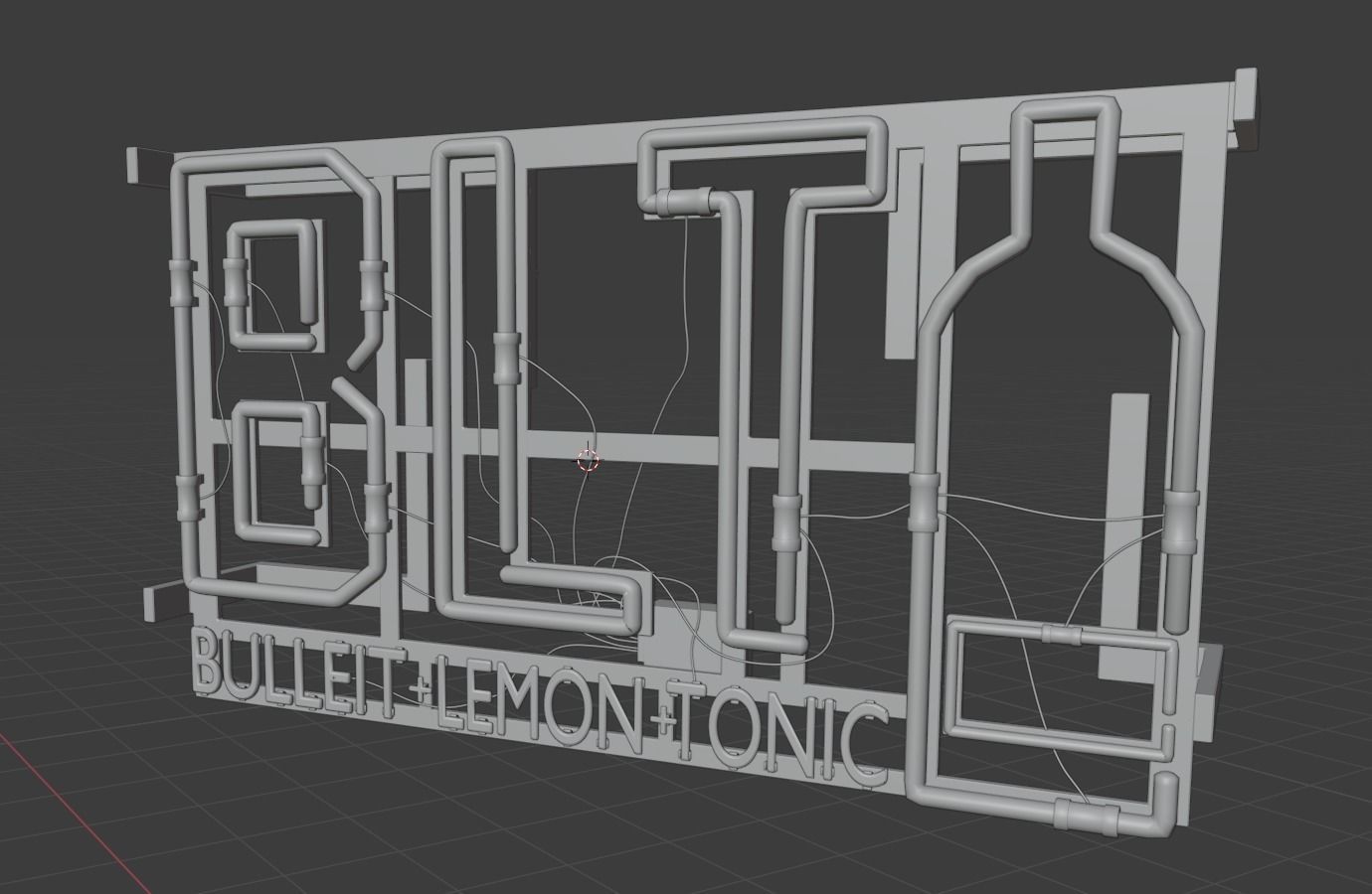 Neon 3D Model 2 - BTL 3D model | CGTrader