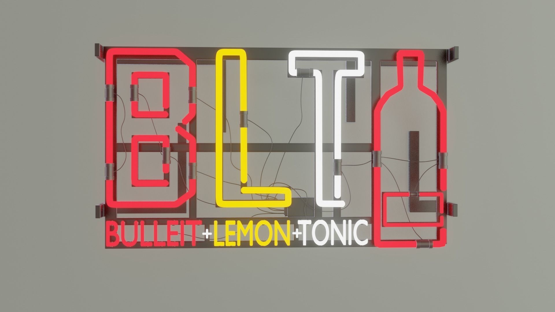 Neon 3D Model 2 - BTL 3D model | CGTrader