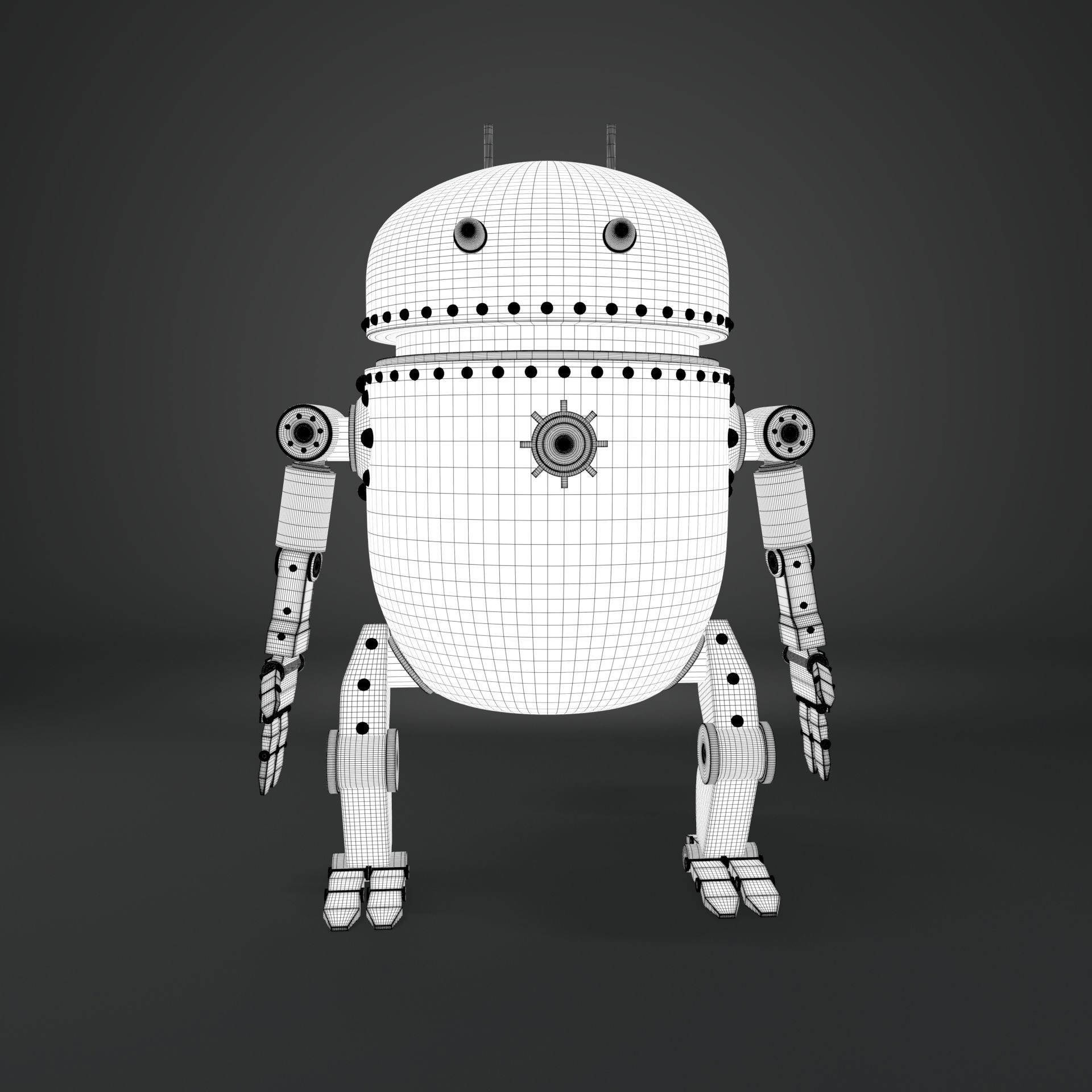 Mini Robot Explorer free 3D model | CGTrader