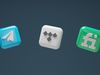 3D model 3D SOCIAL MEDIA ICONS VR / AR / low-poly | CGTrader