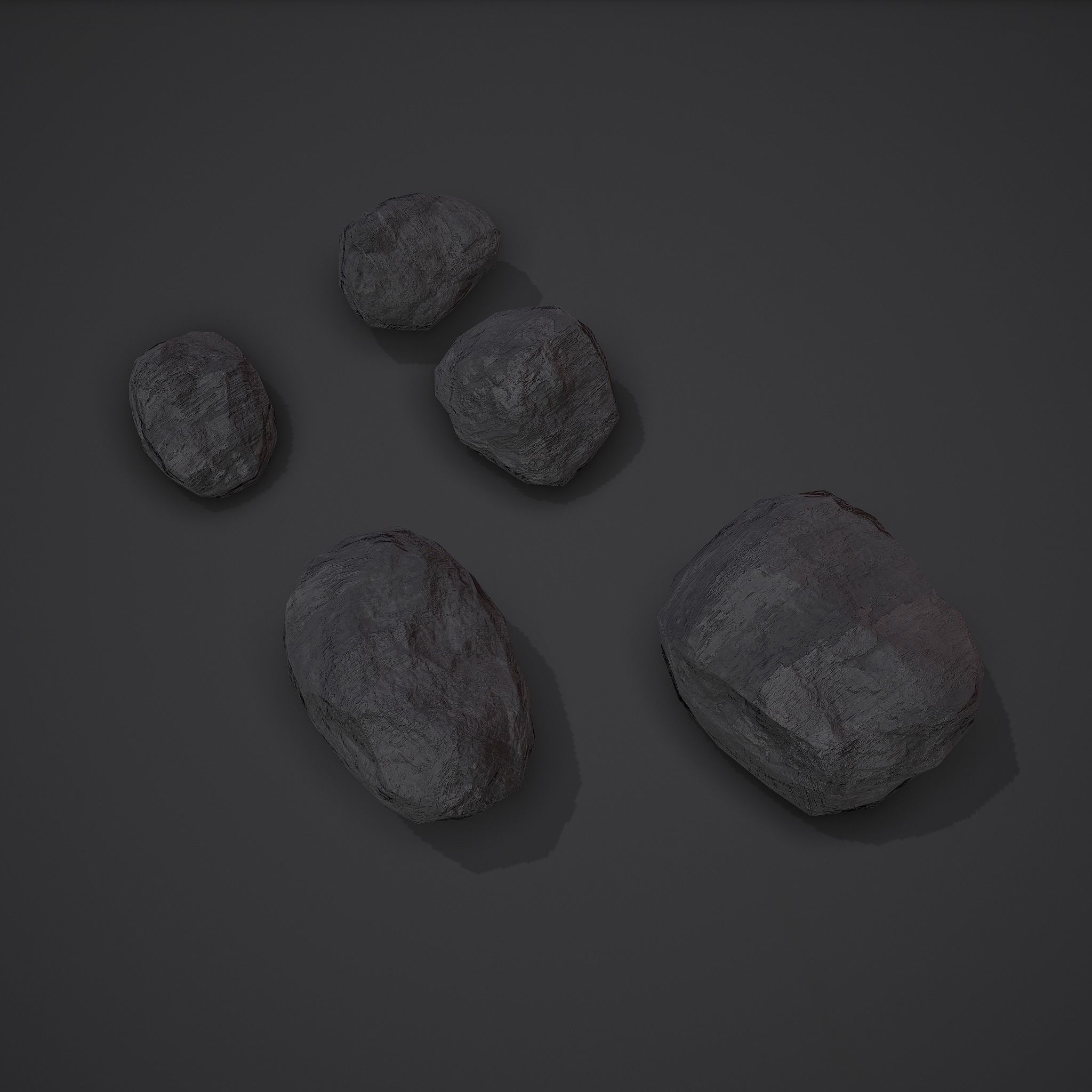 3D model Black Coal VR / AR / low-poly | CGTrader