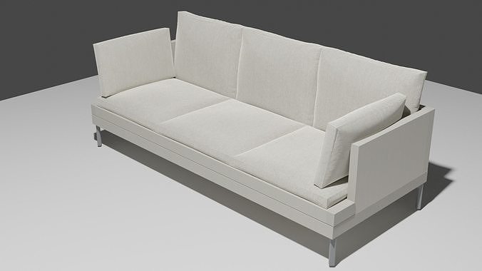 Simple Couch 3D model 3D printable | CGTrader
