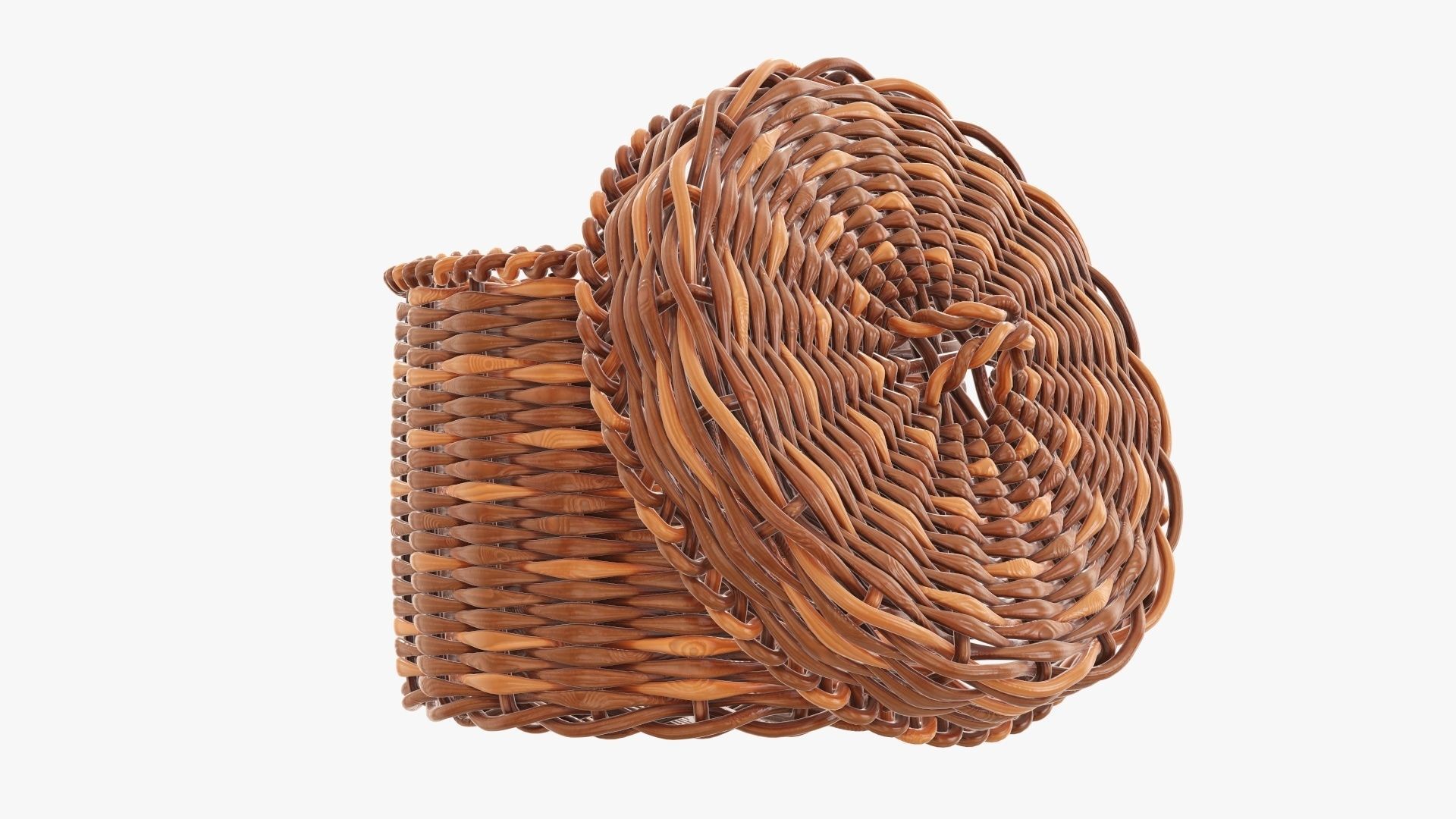 Small wicker box 3D model | CGTrader