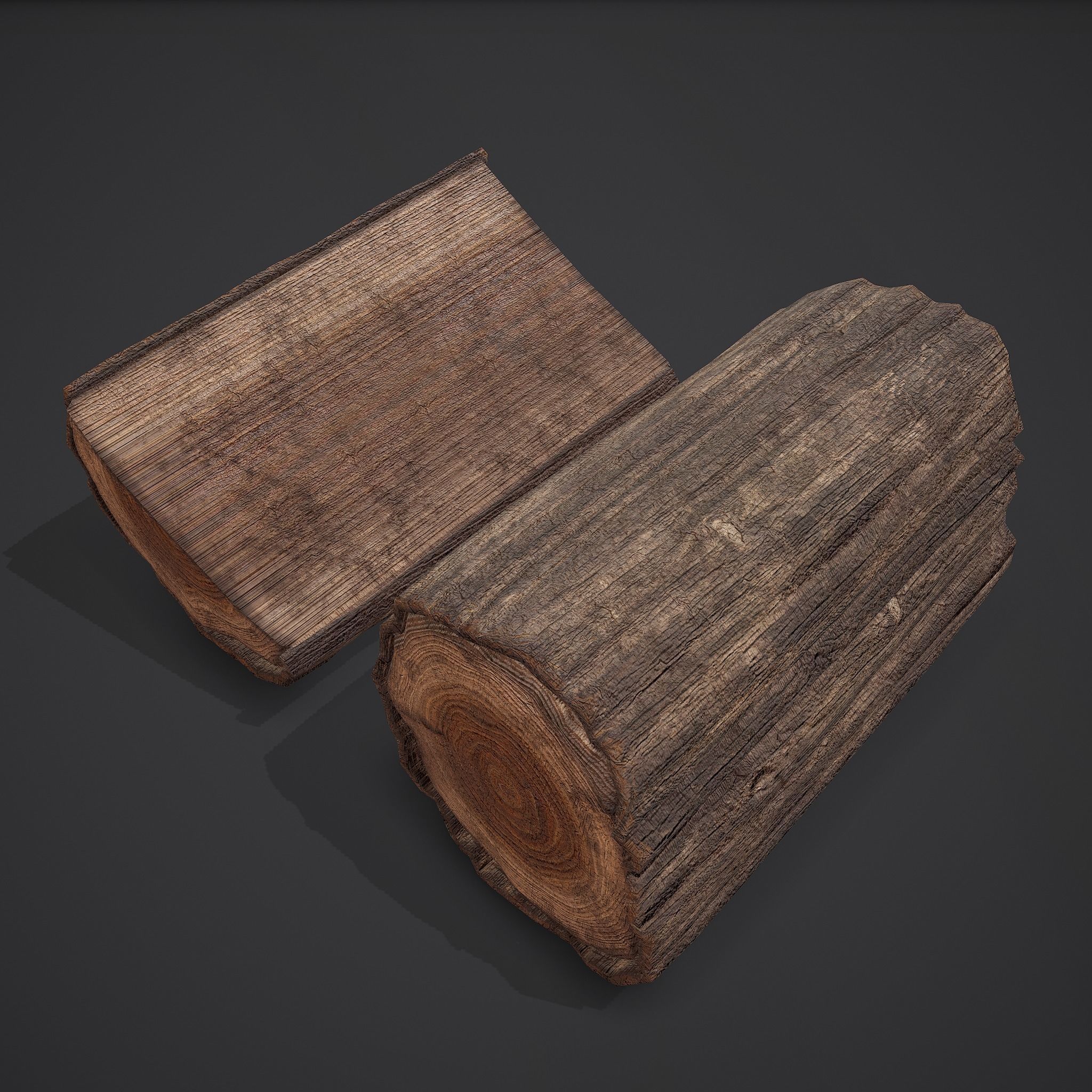 3D model Wood Log VR / AR / low-poly | CGTrader