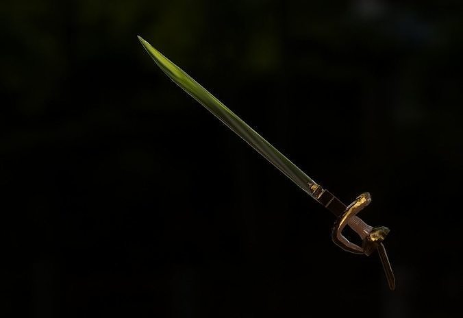 Dhop Sword 3D model | CGTrader