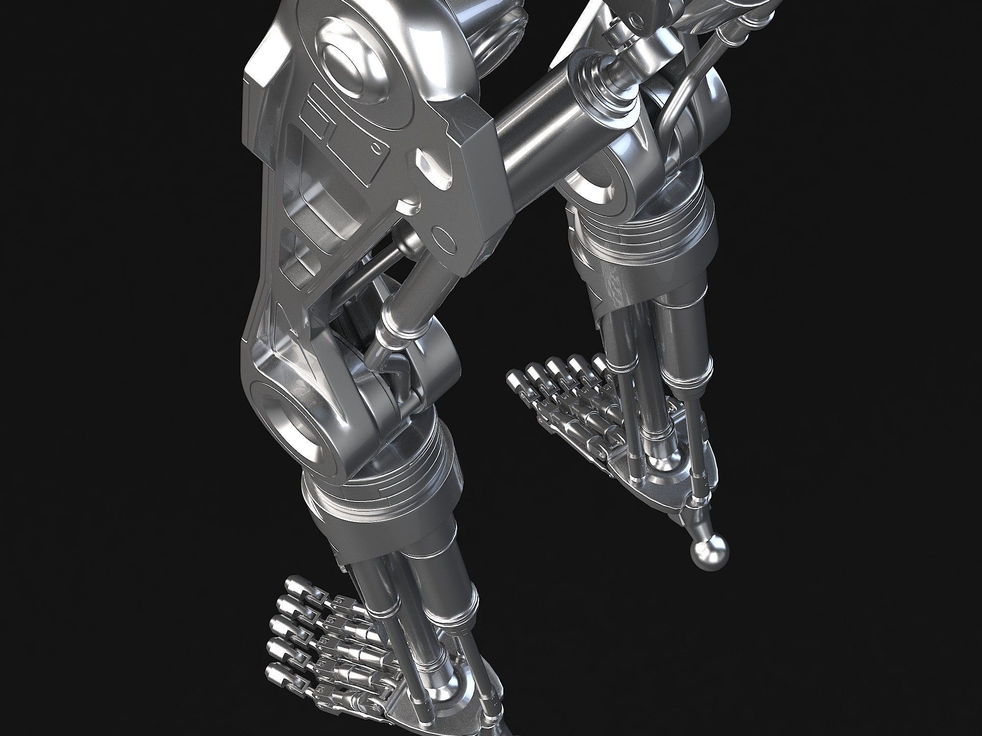 Terminator T-800 3D model rigged | CGTrader