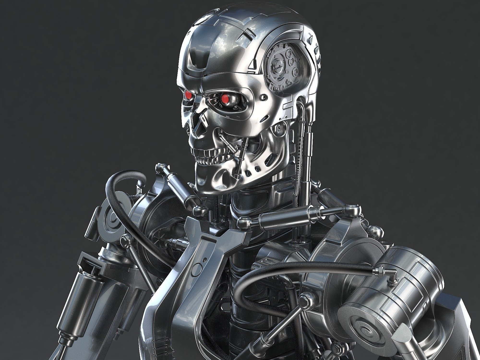 Terminator T-800 3D model rigged | CGTrader