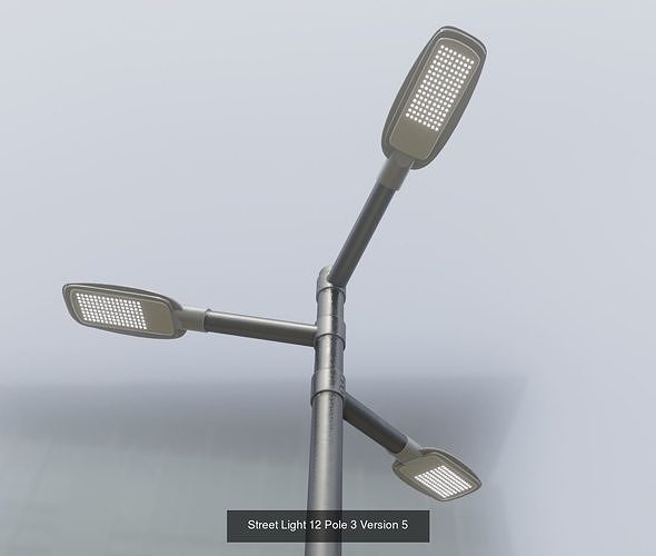 Scifi City Lights - Street Light 12 3D Model Collection | CGTrader