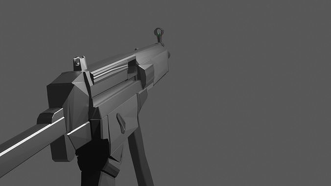 Mp5-LowPoly free VR / AR / low-poly 3D model | CGTrader