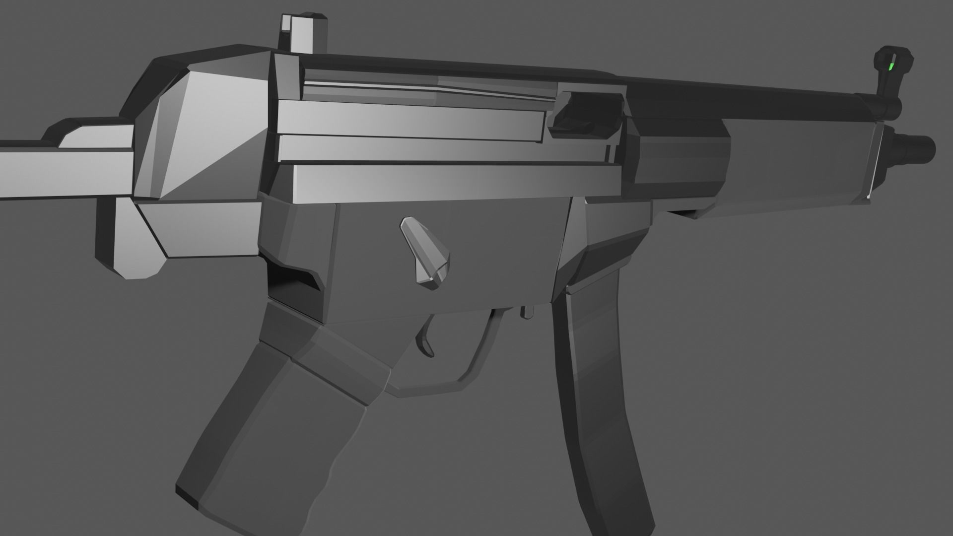 Mp5-LowPoly gun free VR / AR / low-poly 3D model | CGTrader