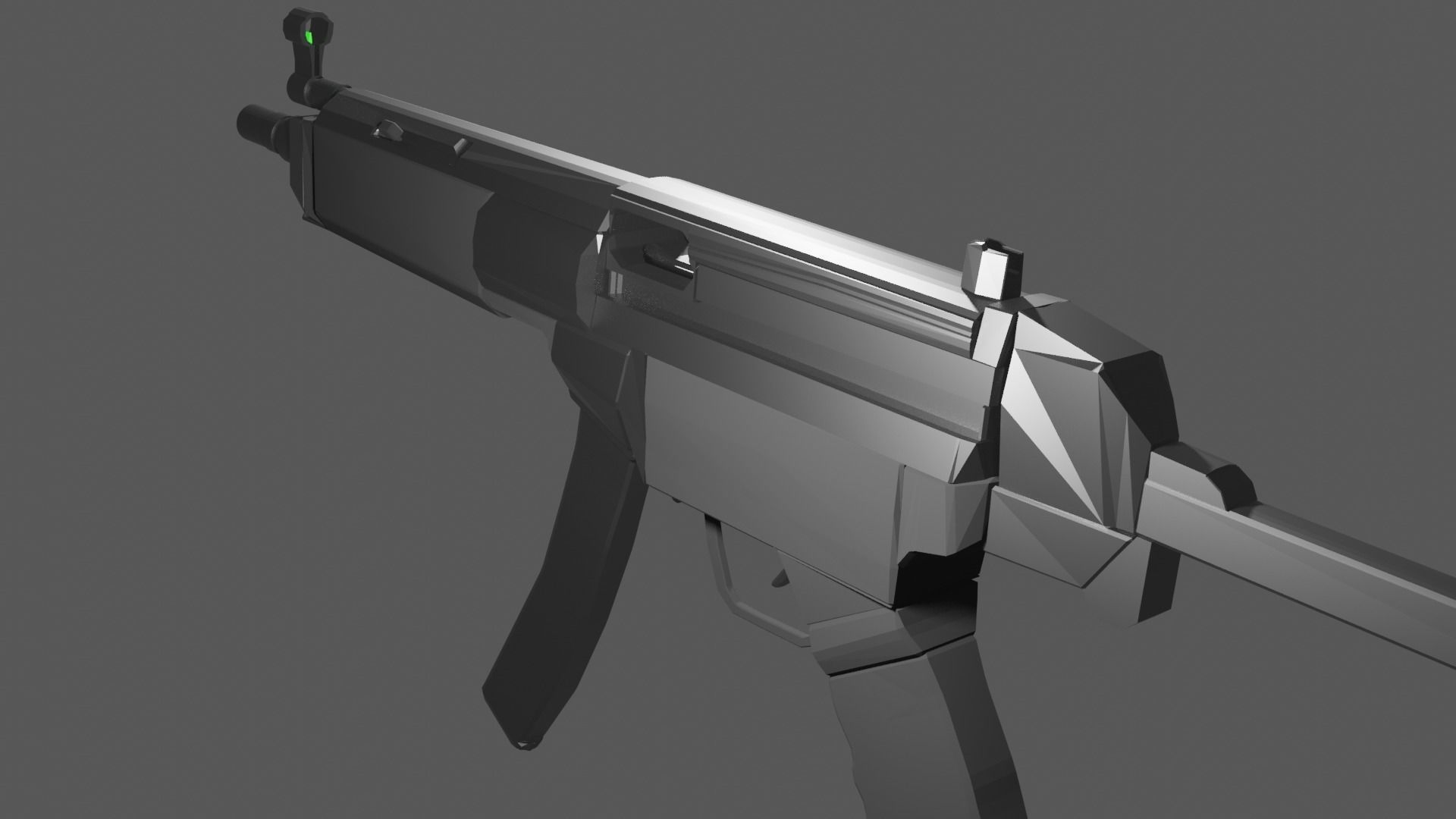 Mp5-LowPoly gun free VR / AR / low-poly 3D model | CGTrader