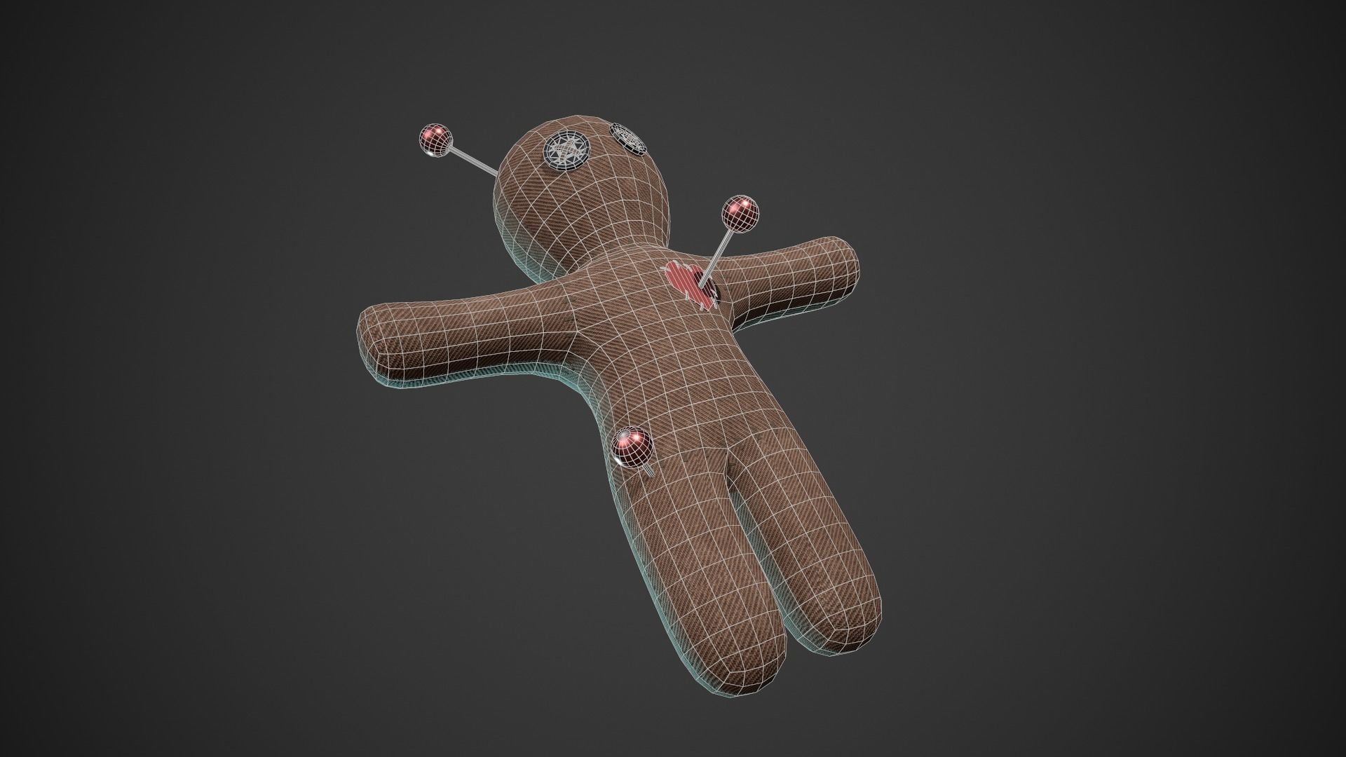 3D model Voodoo Doll VR / AR / low-poly | CGTrader