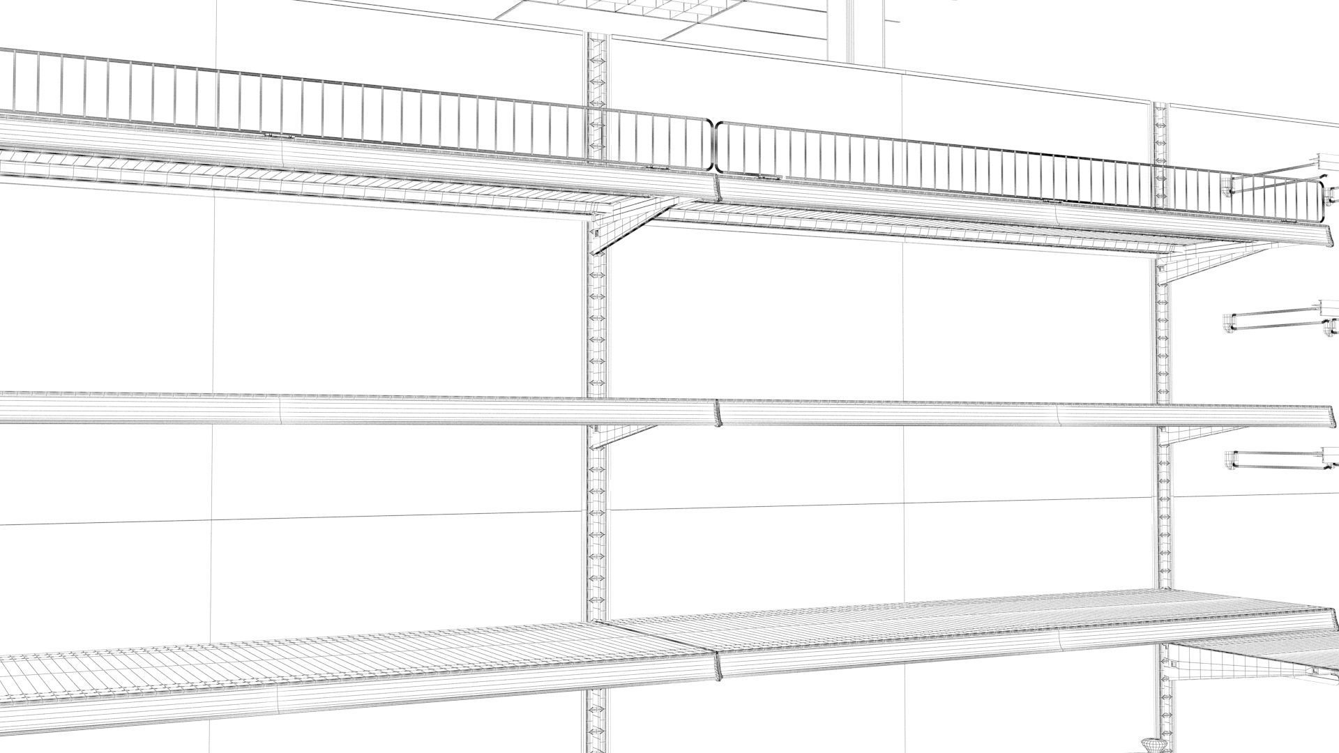 Store Shelves Environment 3D model | CGTrader