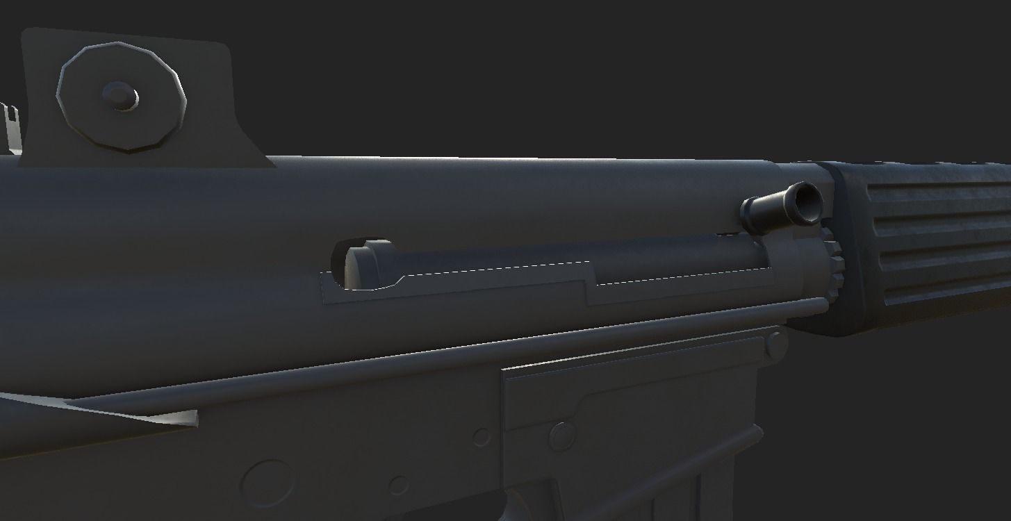Daewoo K1a Korean SMG 3D model | CGTrader