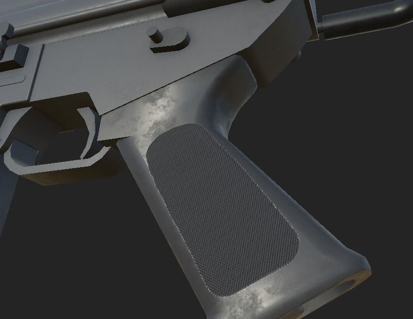 Daewoo K1a Korean SMG 3D model | CGTrader