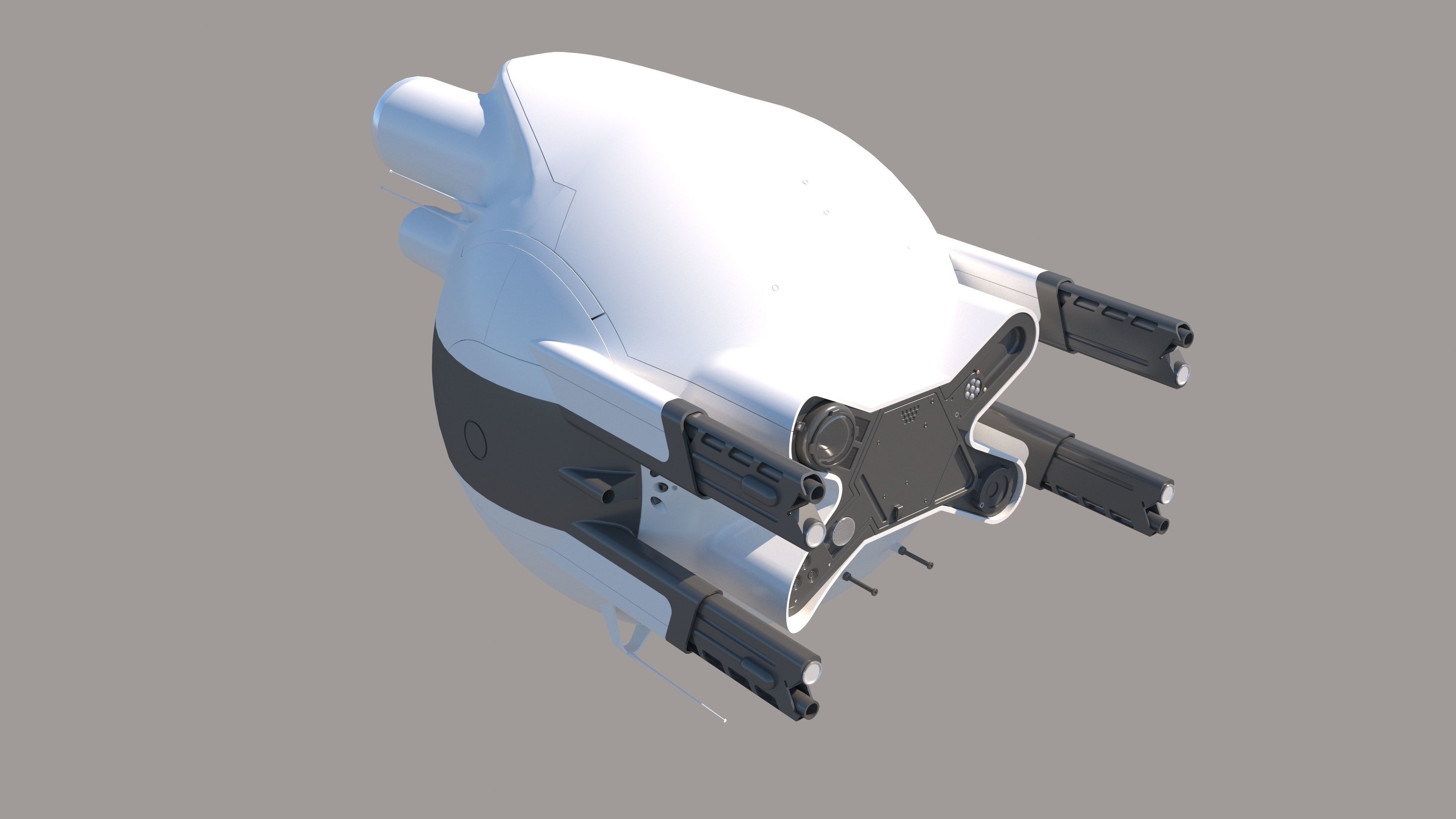 Oblivion Drone free 3D model | CGTrader