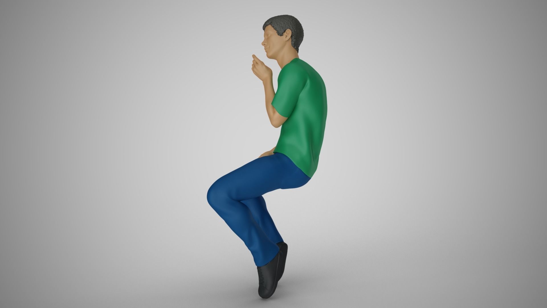 Sociable Man 3D model 3D printable | CGTrader