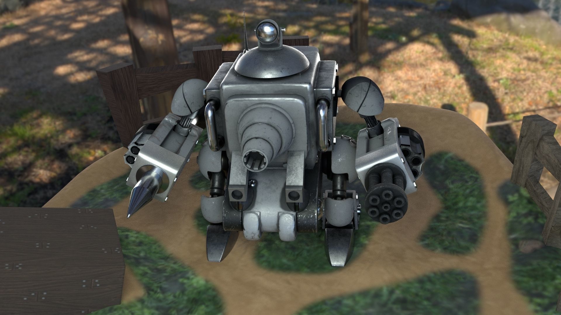 Metal Slug 5 Slug Gunner 3D model animated rigged | CGTrader