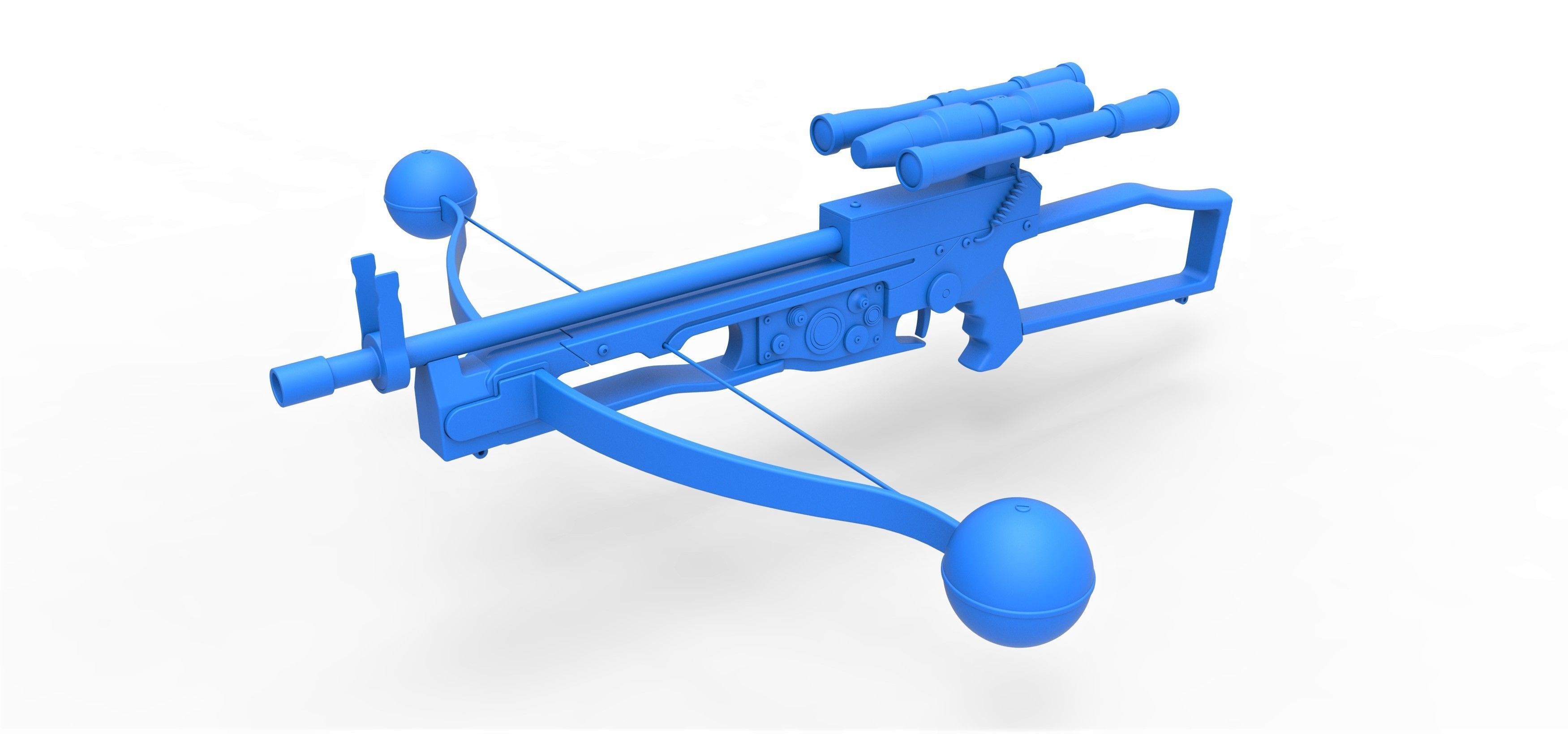 Chewbacca bowcaster from Star Wars The Force Awakens 2015 3D model ...