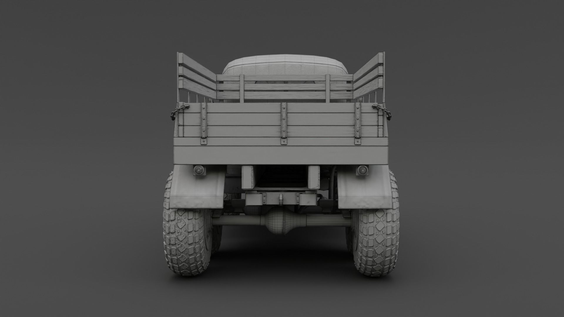 3D model Soviet Military Truck ZiL 157 VR / AR / low-poly | CGTrader